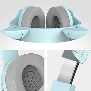 EDIFIER G5BT Cat Wireless Headset – Bluetooth/Wired, Detachable Cat Ea ...