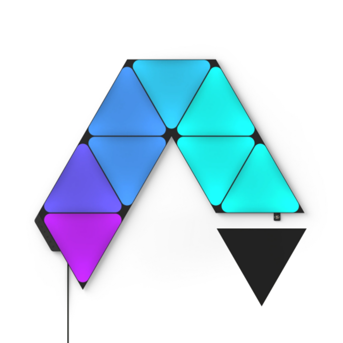Nanoleaf Ultra Black Triangles Starter Kit | Limited Edition RGB ...