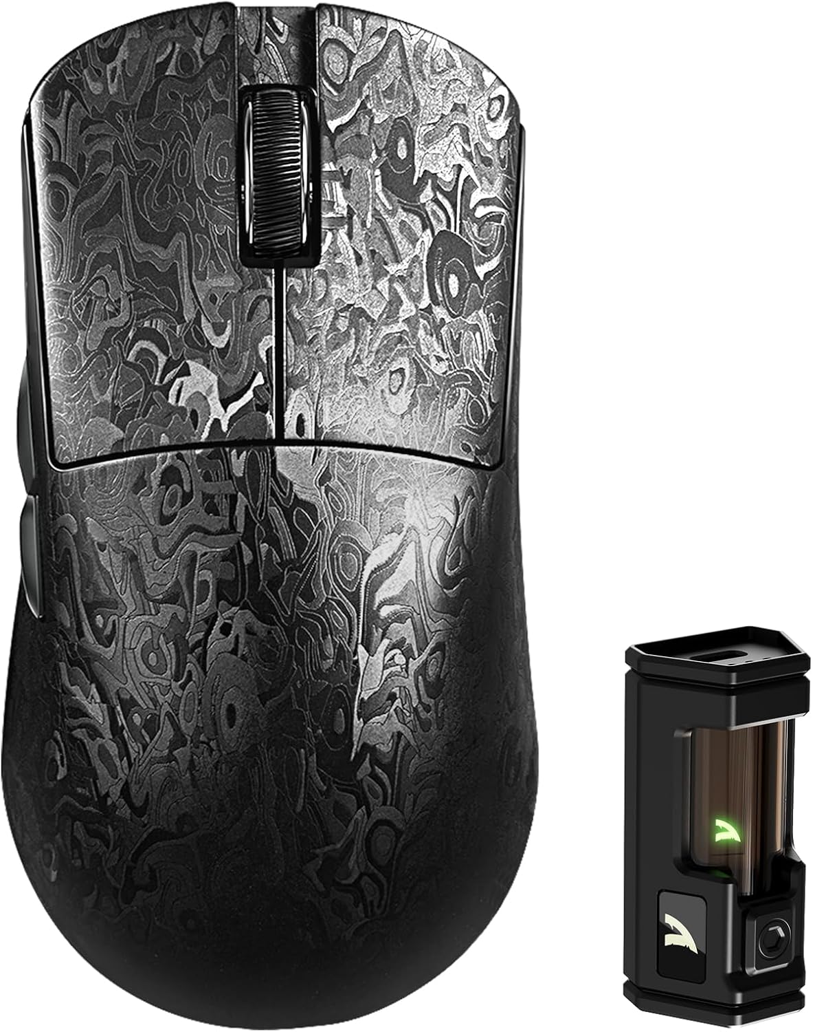 ATTACK SHARK R11 ULTRA Carbon Fiber Wireless 8K PAW3950MAX Gaming Mous ...
