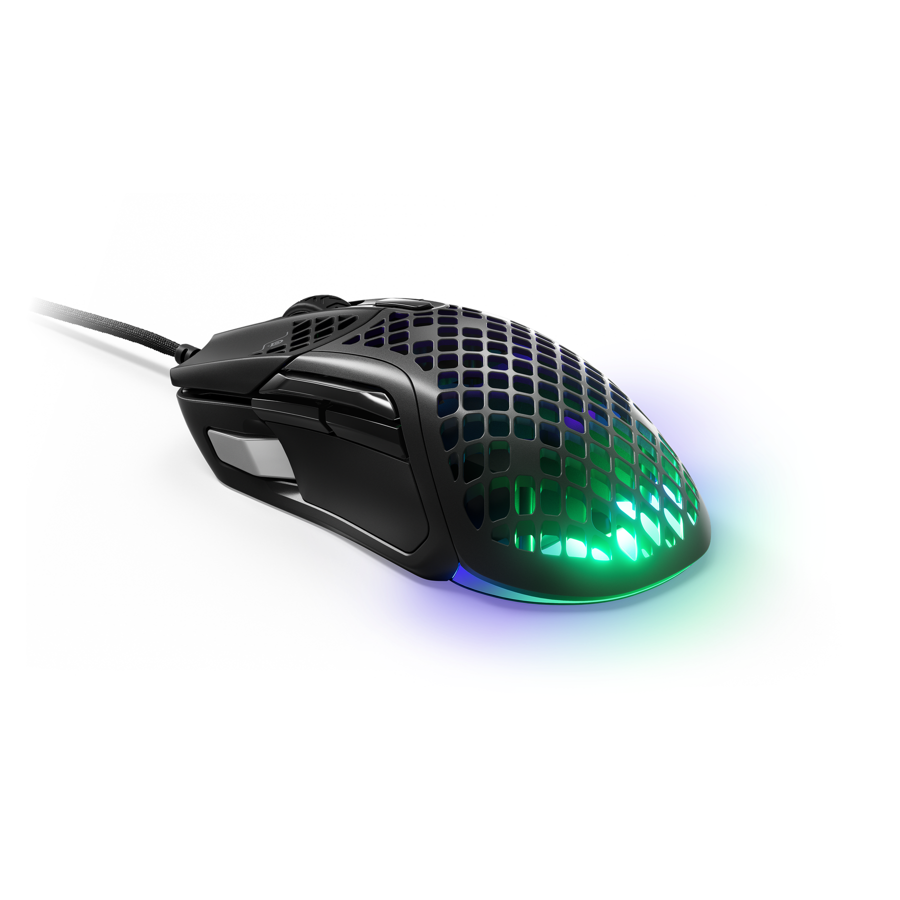 SteelSeries Aerox 5 Wired Ultra Lightweight Super-Fast Mouse with Aqua ...